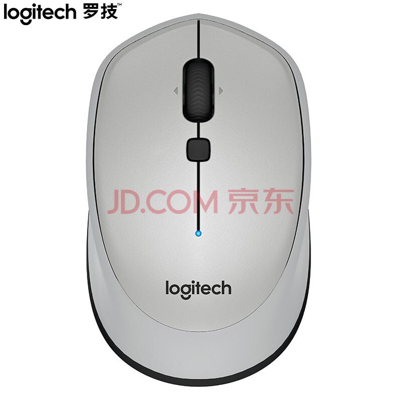 罗技（Logitech）M336(M337) 鼠标 无线蓝牙鼠标 办公鼠标 对称鼠标 灰色--中国中铁网上商城