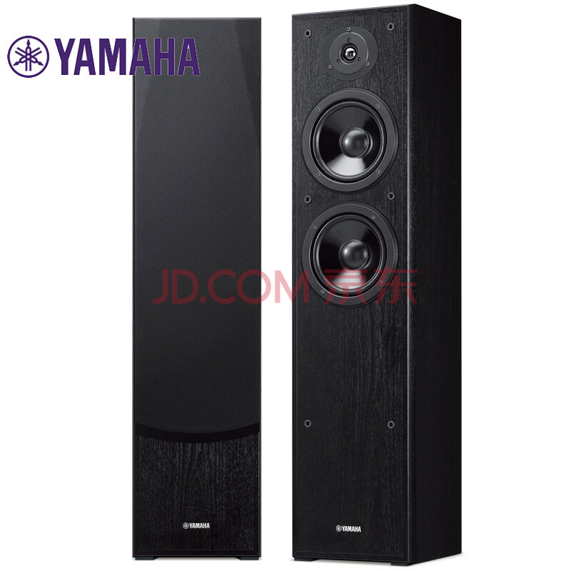 雅马哈（Yamaha）NS-F51 音响 音箱 家庭影院 电视音响 落地影院 客厅影院 HIFI 二分频3单元 进口 黑色--中国中铁网上商城