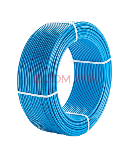 起帆（QIFAN）电缆 RV-450/750-1*16平方国标铜芯多股软线 蓝色 1米【11米起售】