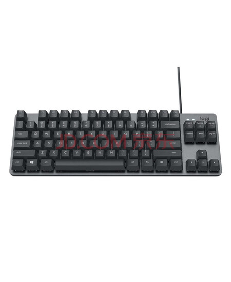 罗技（Logitech） K835机械键盘有线办公键盘 84键黑色-青轴