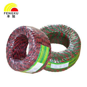 丰旭 电线电缆 RVS2芯2.5平方双绞线 铜芯软花线 消防线 RVS 2*2.5 红黑 100米-融创集采商城