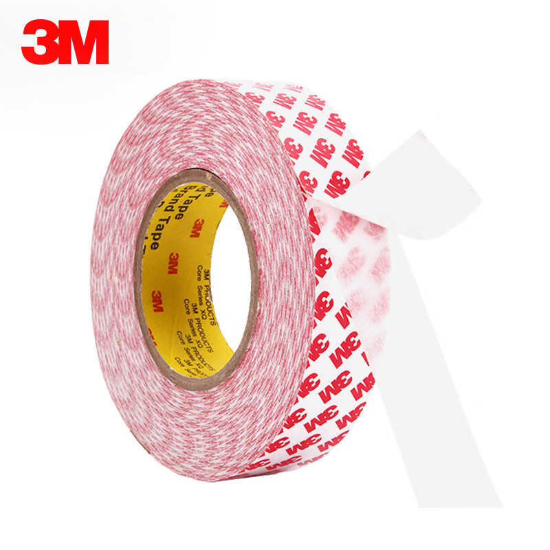 3M 55236双面胶带强力无纺布半透明棉纸贴超薄无痕耐高温15毫米宽*50米长 厚度0.12毫米-融创集采商城