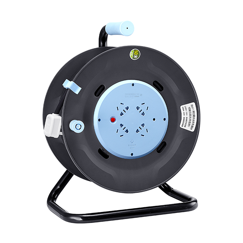 公牛（BULL）GN-804 4位50米工程接线盘/新升级过热保护电缆卷盘插座/插排 工程专用-融创集采商城