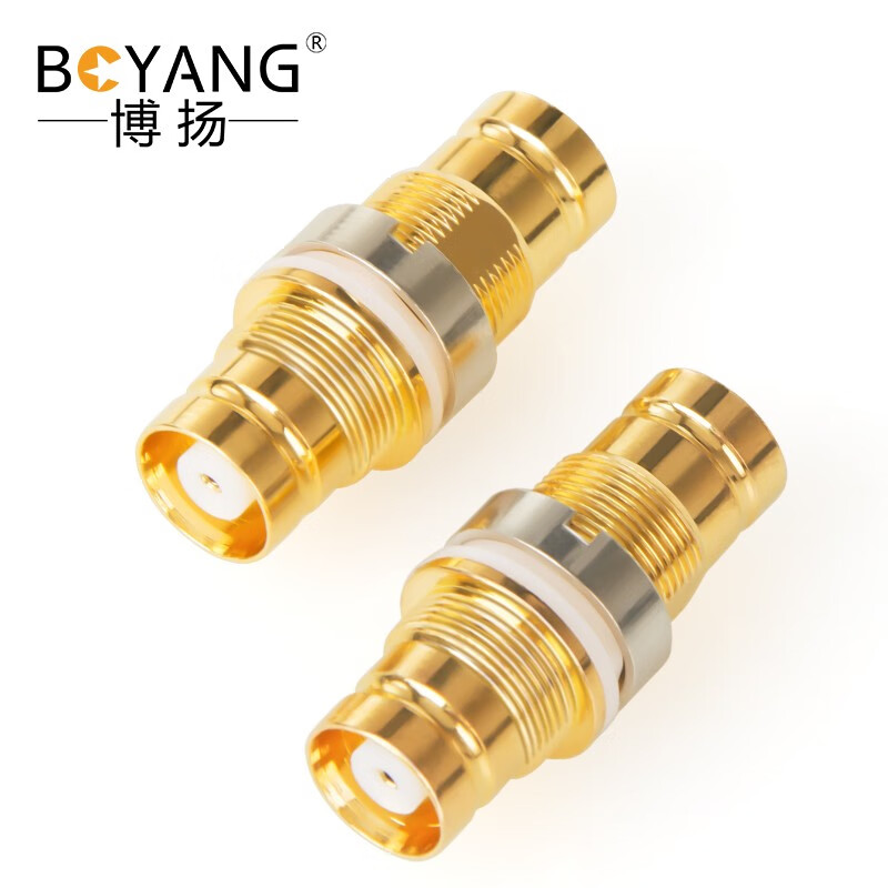 博扬 L9直通头 L9-KK转接头 2M两兆E1西门子接线端子 DDF数字配线架同轴SYV-75-2-1电缆连接器 10个装 BY-L9-融创集采商城