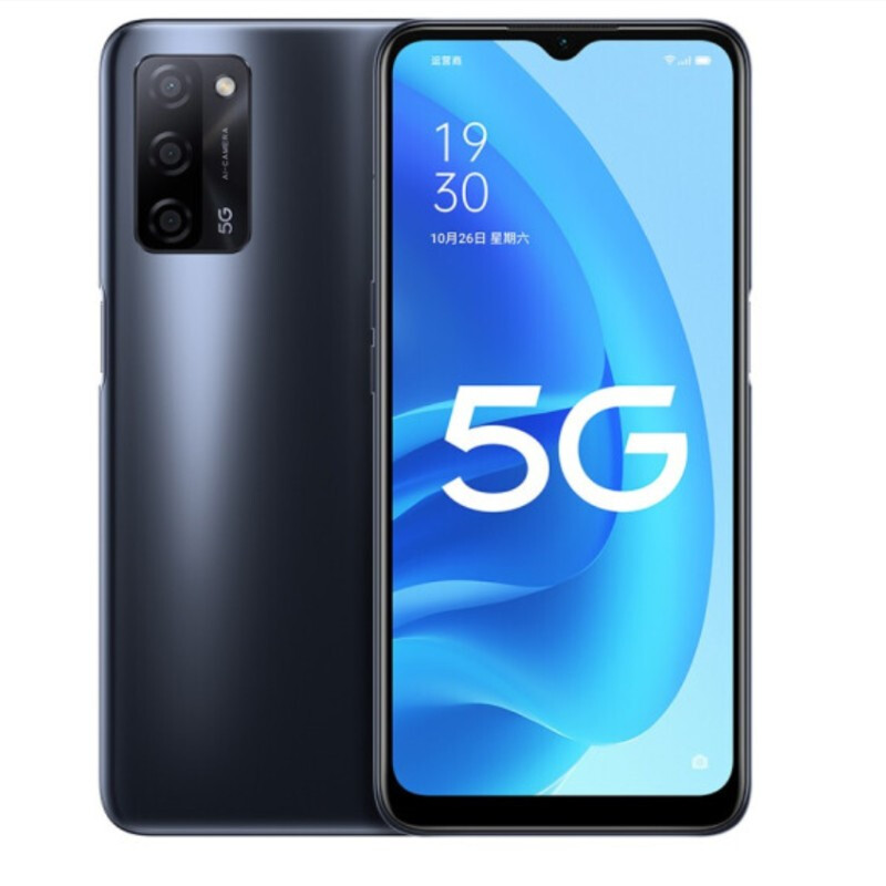 OPPO A55 5G新品手机亿级超清大电池长续航智能拍照视频游戏手机 律动黑 4GB+128GB-融创集采商城