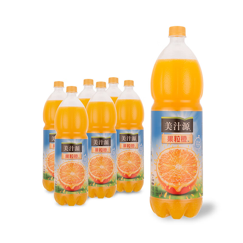 美汁源 Minute Maid 果粒橙 果汁饮料 1.8L*6瓶 整箱装 可口可乐公司出品-融创集采商城