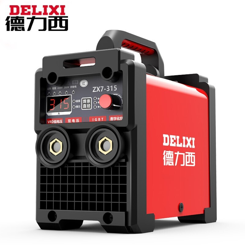 德力西电焊机220v 380v两用双电压焊机ZX7-315家用小型手提式工业焊机 全套接好6米线【315多板长焊款】-融创集采商城