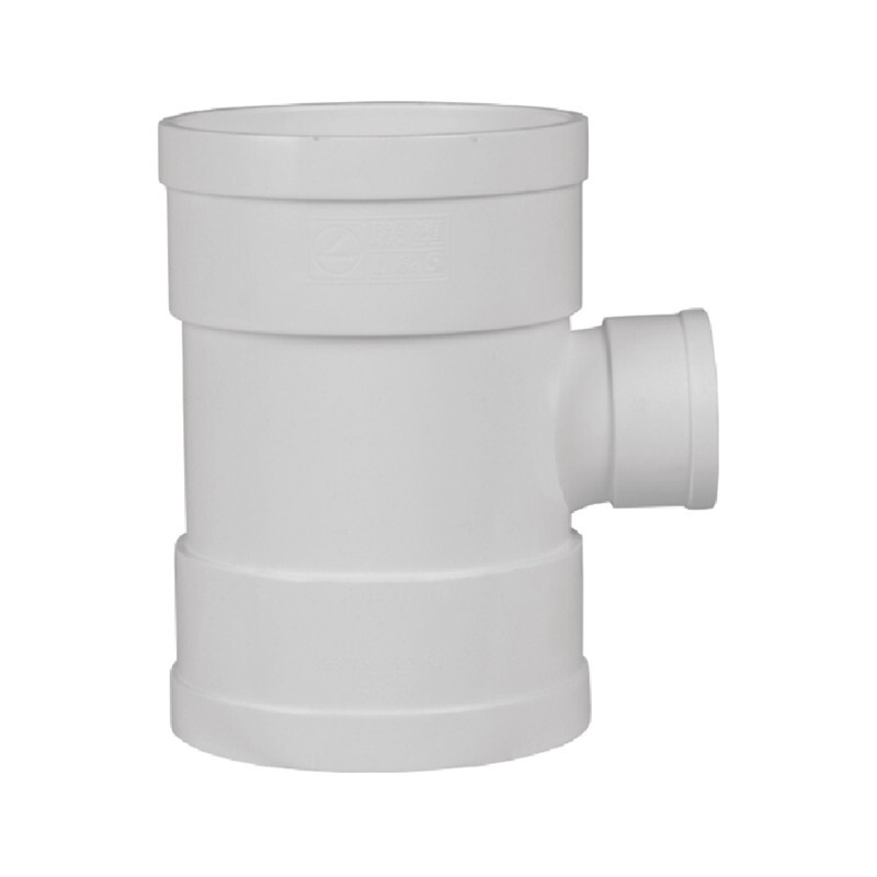 联塑 LESSO PVC-U排水配件90°异径三通 白色 dn160×75-融创集采商城