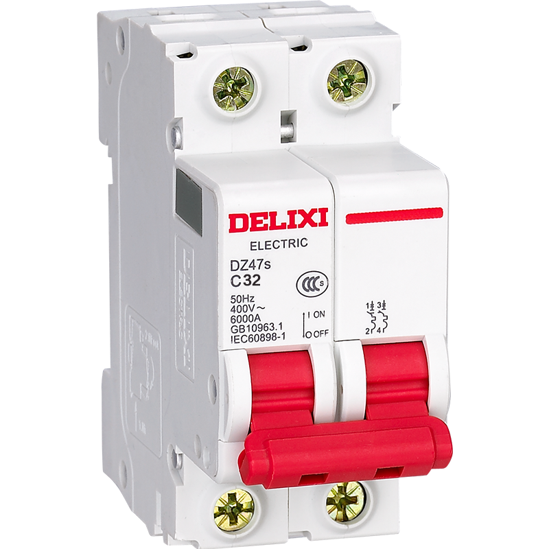 德力西电气（DELIXI ELECTRIC）微型断路器 DZ47S空气开关家用空开DZ47s C型 2P 32A-融创集采商城