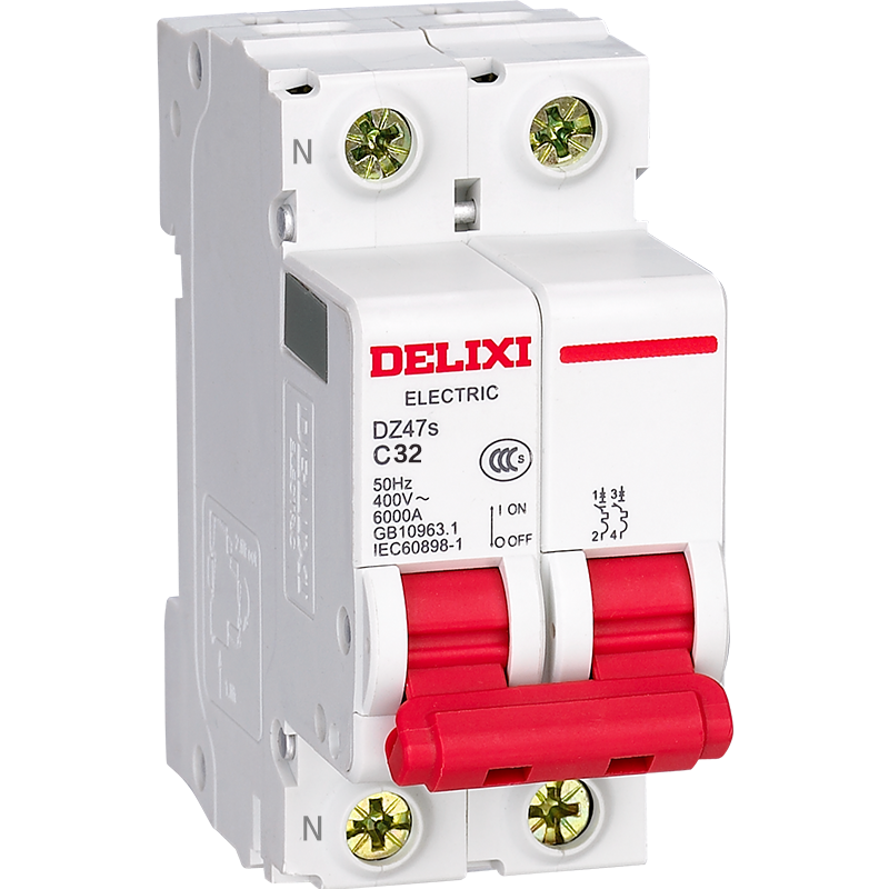 德力西电气（DELIXI ELECTRIC）微型断路器 空气开关 DZ47S家用空开DZ47s C型 1P+N 32A-融创集采商城