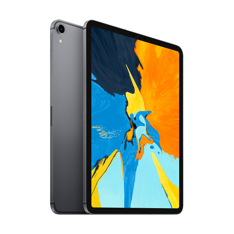 Apple iPad Pro11英寸平板电脑2018年新款（512G WLAN+Cellular/全面屏/A12X芯片/Face ID MU1J2CH/A）深空灰_Apple