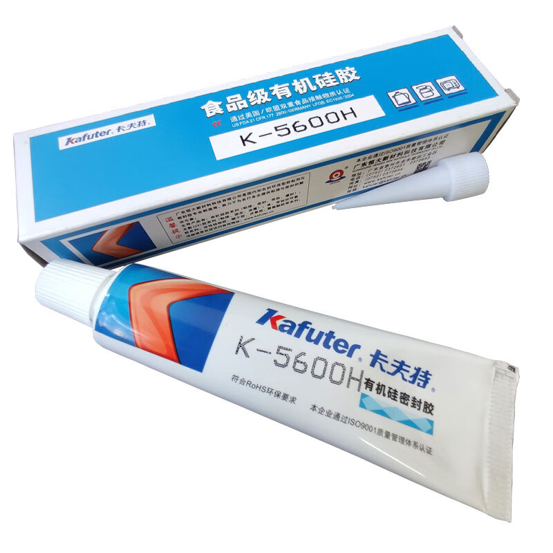 卡夫特（Kafuter）K-5600H食品级有机硅密封胶 咖啡壶水壶微波炉粘接密封 35ML/支半透明膏状