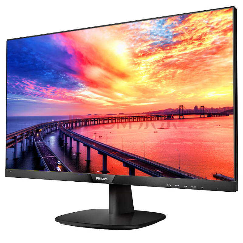 飞利浦 27英寸电脑显示器 IPS技术屏 75Hz刷新 广视角 低蓝光爱眼 可壁挂 电脑显示屏 HDMI 273V7QDSBF--中国中铁网上商城