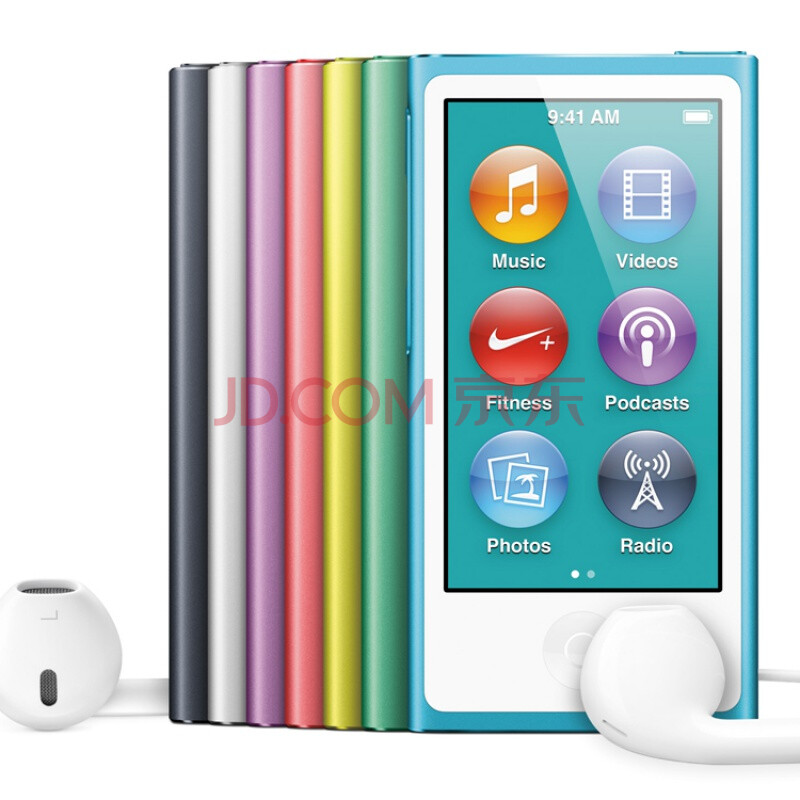 苹果随身听ipod nano7 16G mp4触屏 MP3 7代蓝牙Airpods播放器 全新16G紫色盒装 16GB 套餐三【图片 价格 ...