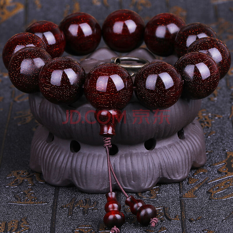 【妍韵珠宝爆满金星老料高密小叶紫檀】妍韵珠宝爆满金星小叶紫檀手串文玩佛念珠檀木把件男女士款手链20mm*12颗【行情 报价 价格 评测】-京东