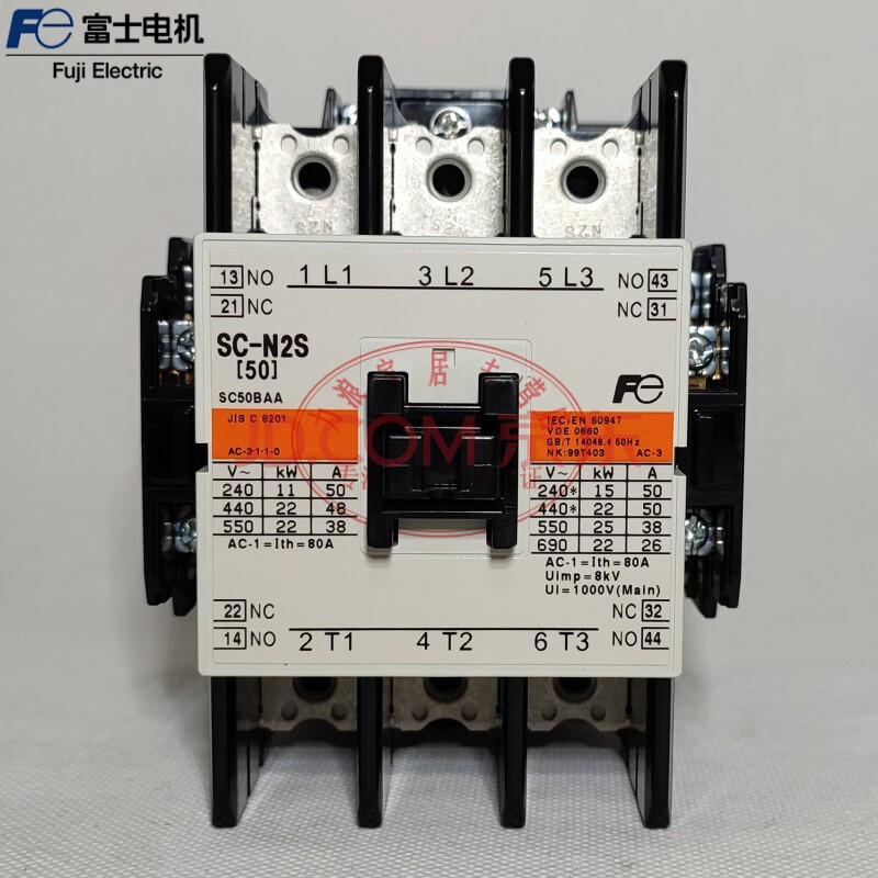 日本进口富士FA交流接触器 SC-N2(35A) SC-N2S(50A) 辅助2开2闭 SC-N2S 50A 线圈电压AC220V【图片 价格 品牌 报价】-京东