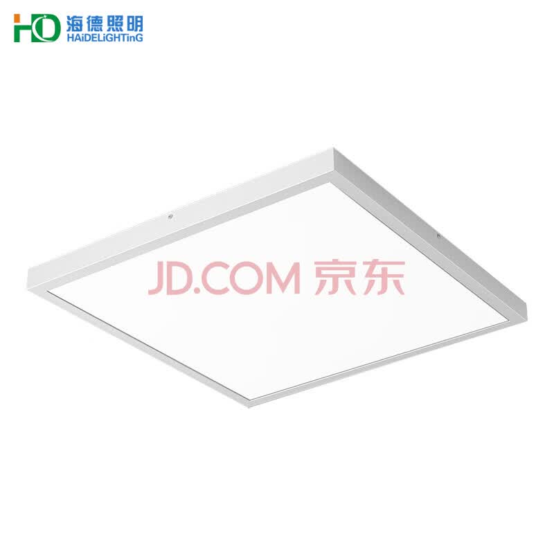 【HDJN-R3030】HD led明装平板灯 学校医院无尘车间办公灯 300*300直发光 20W 白光【行情 报价 价格 评测】-京东