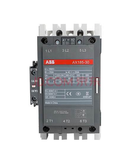 ABB 通用型接触器 AX185-30-11 230V50Hz/230-240V60Hz