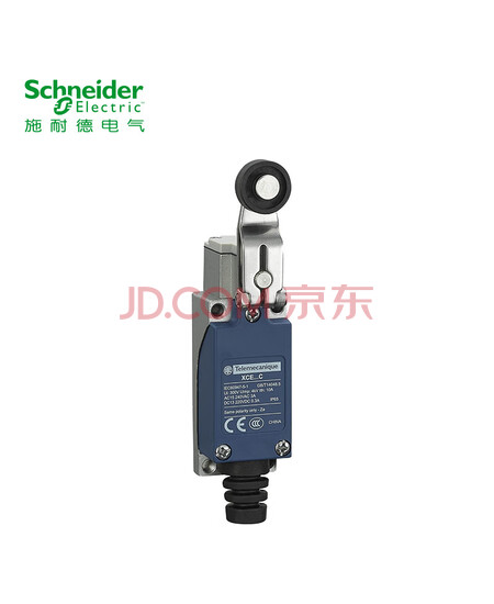 施耐德行程开关 XCE金属外壳立式限位开关 热塑滚轮摇杆 XCE118C ,C
