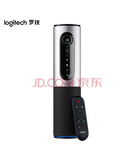 罗技（Logitech）CC2000e移动办公视频会议摄像头 适用1-6人网络视频会议 便携式一体化摄像头