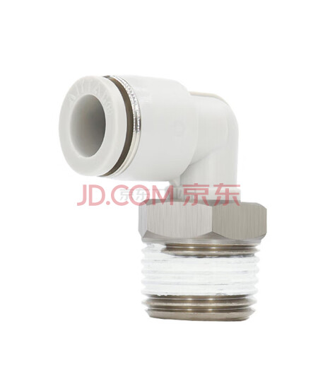 亚德客 外螺纹管接头 L型【螺纹1/2 配管12mm】 PL1204