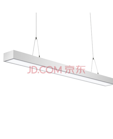 PHILIPS飞利浦明晖LED线条灯 吊线灯RC095V白色70*1200 28W中性光4000K含钢丝吊件 1套