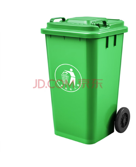 际泽 脚踏翻盖塑料灰色垃圾桶 30L(36.5*33*48) 单位：个