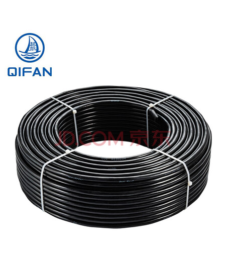 起帆（QIFAN）ZC-RVVP-300-300V-3*2.5阻燃屏蔽软电线 黑色 1米（货期15天100米起订）
