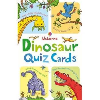 Quiz Cards: Dinosaur Quiz [Cards] Usborne英文原版
