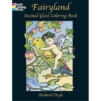 Fairyland Stained Glass Coloring Book