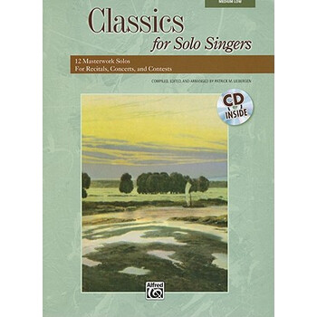 【】Classics for Solo Singers: 12 Masterwork