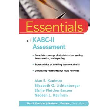 【】Essentials Of Kabc-Ii Assessment