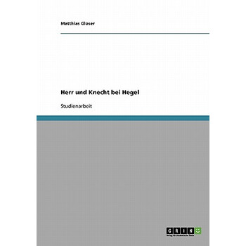 【】Herr Und Knecht Bei Hegel