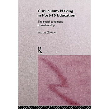 【】Curriculum Making in Post-16