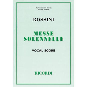 【】Messa Solenne: Vocal Score