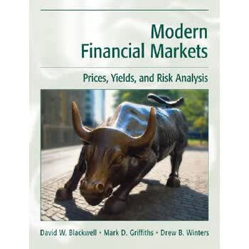 【】Modern Financial Markets: Pric