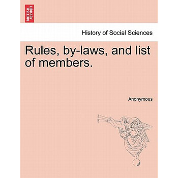 【】Rules, By-Laws, and List of