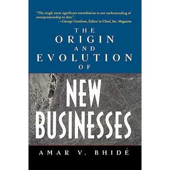 The Origin and Evolution of New Businesses