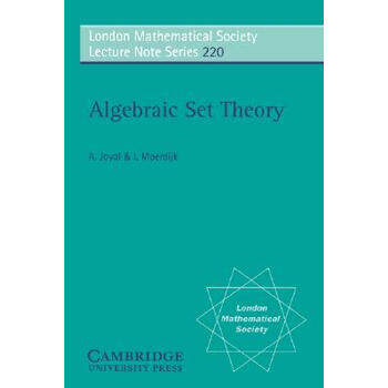 【】Algebraic Set Theory
