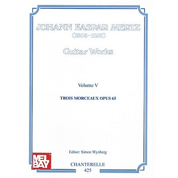 【】Johann Kaspar Mertz Guitar Works: Volume