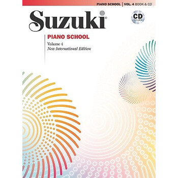 【】Suzuki Piano School, Vol 4: Book &