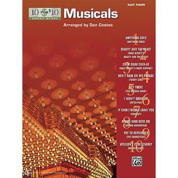 【】10 for 10 Sheet Music Musicals: Pian