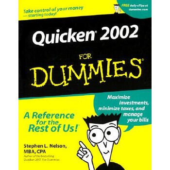 【】Quicken 2002 For Dummies