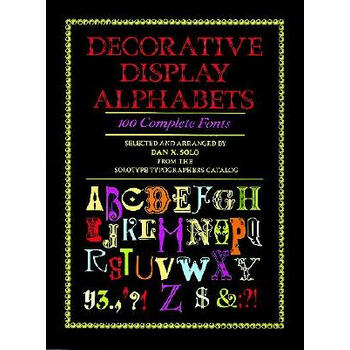 【】Decorative Display Alphabets