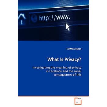 【】What Is Privacy?