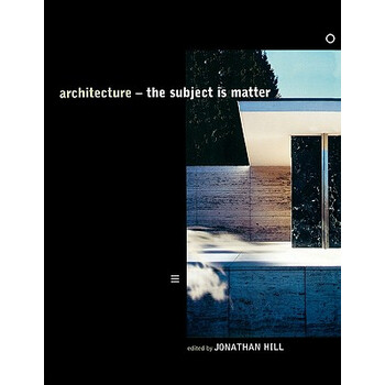 【】Architecture: The Subject Is