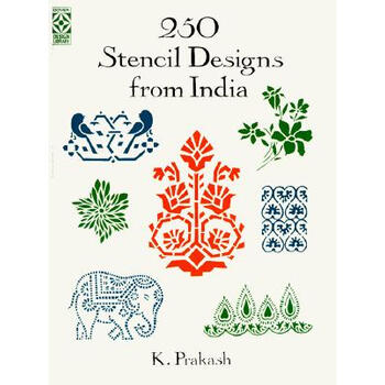 【】250 Stencil Designs from India