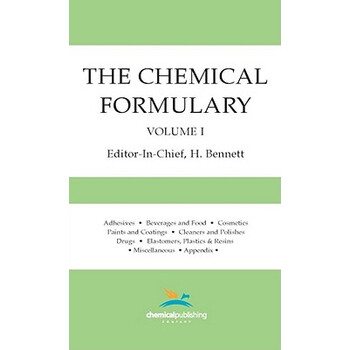 【】The Chemical Formulary, Volume 1