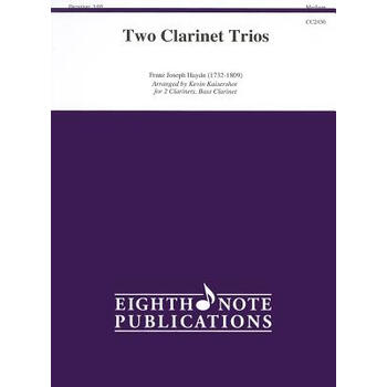 【】Two Clarinet Trios, Medium