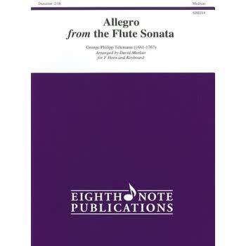 【】Allegro from the Flute Sonata
